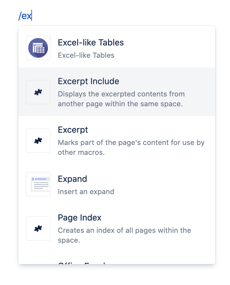How to create the table macro