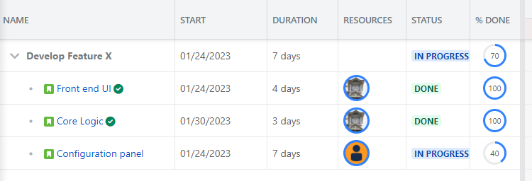 Link tasks to Jira issue to track Jira issue progress