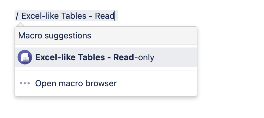 Create a Read Only Table