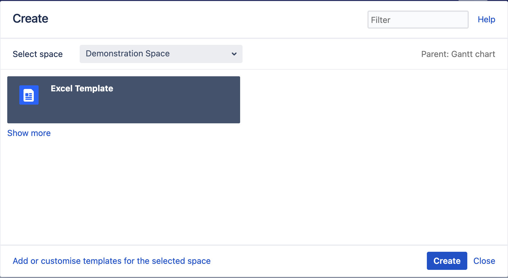 Include Excel-like Spreadsheets in Confluence Page Templates